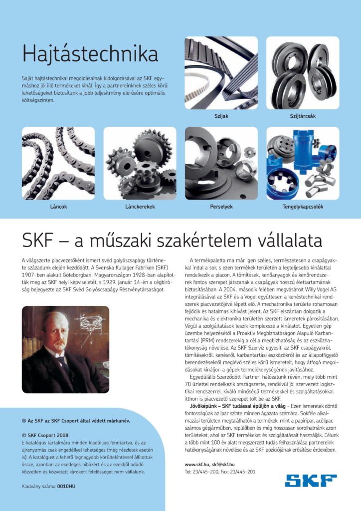 SKF - Center Csapágy Kft.